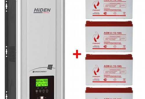 Ибп Hiden Control HPS30-5048 + Рубин AGM-U 12-100