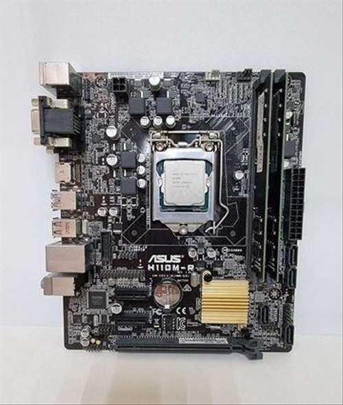 MB Asus H110M-R + CPU G4600 3.6Ghz + DDR4 8Gb
