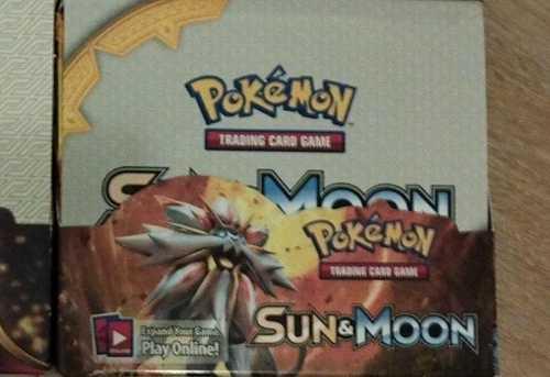 Карточки Покемон набор Sun and moon