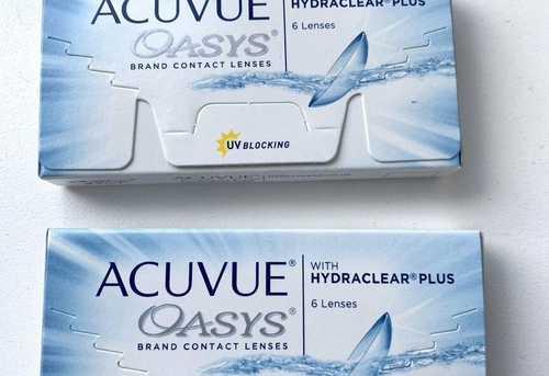 Новые контактные линзы acuvue oasys+Футляр