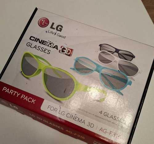 3D очки для телевизора lg