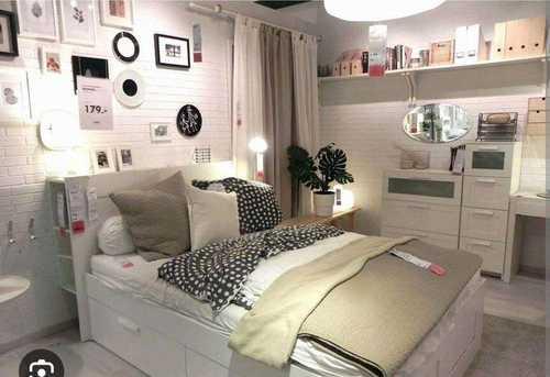 Кровать IKEA Brimnes 22176