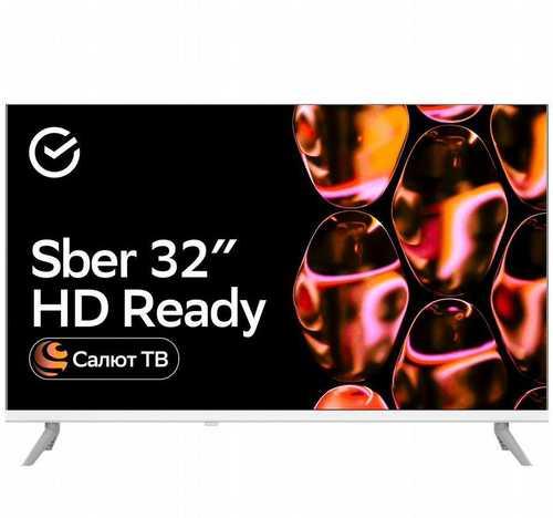 Телевизор 32 Sber HD SDX-32H2015, белый