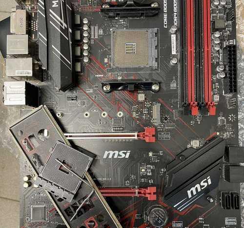 Материнская плата MsI b450 gaming plus max