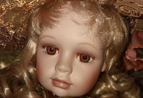 Кукла фарфоровая коллекционная большая 50см