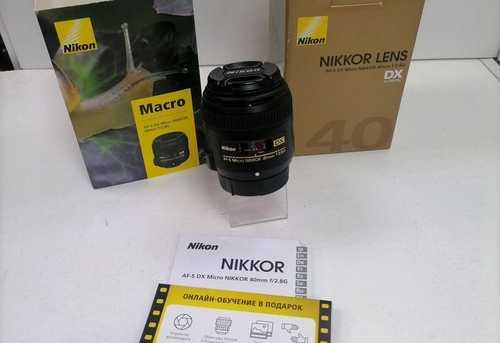 Объективы Nikon AF-S DX Micro nikkor 40mm f/2.8G