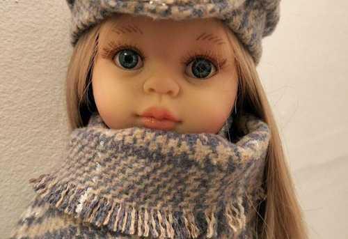 Одежда для куклы Паола Рейна берет шапка шарф