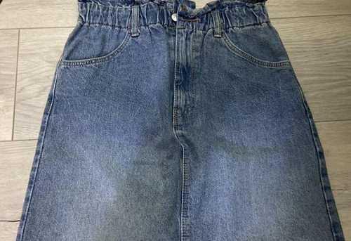 Юбка джинсовая короткая женская
