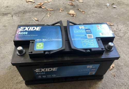 Аккумулятор Exide 95ah 850 agm Ek950