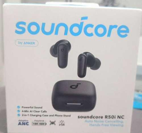 Наушники Anker Soundcore R50i NC с шумоподавлением