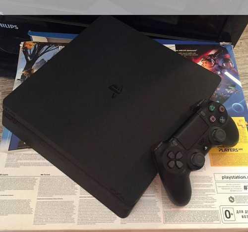 Sony playstation 4 ps4 slim 500gb прошитая