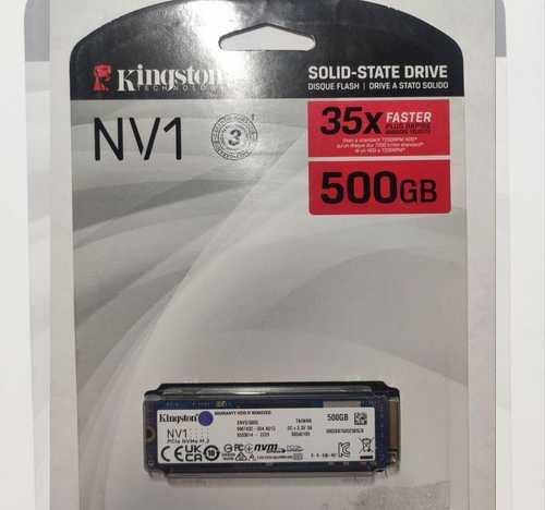 500 гб SSD M.2 накопитель Kingston NV1