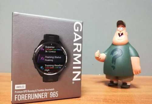 Garmin forerunner 965 черные, темно-серый DLC