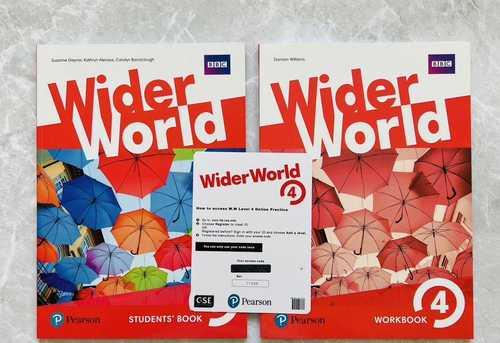 Wider world 4 + код новый комплект