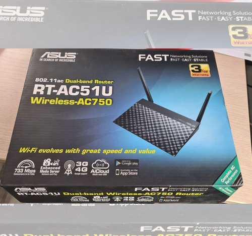 Wifi роутер Asus rt-ac51u 802.11ac