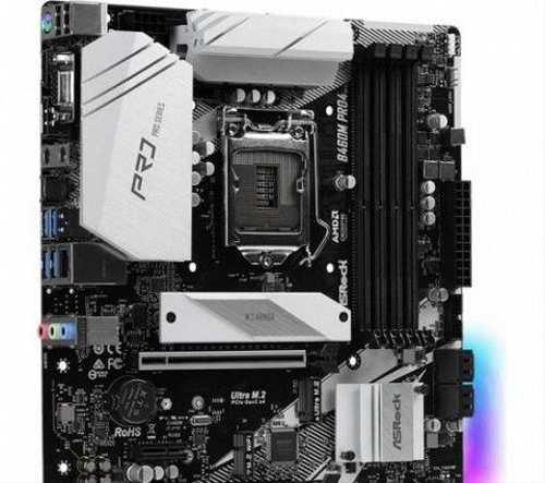 Материнская плата Asrock B460M PRO4, LGA1200, Inte