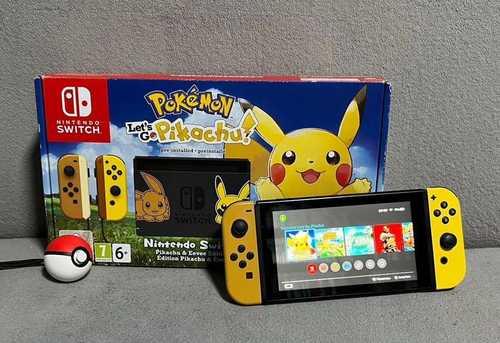 Nintendo Switch Pikachu Ed. (Чип, 128Gb)