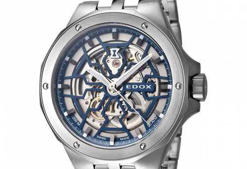Швейцарские мужские часы Edox Delfin Mecano 43мм