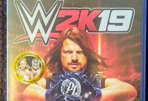 WWE2k19, игра на PS4 рестлинг