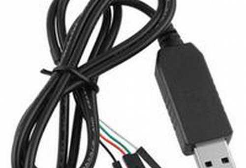 Кабель-адаптер конвертер USB на RS232 uart TTL PL2