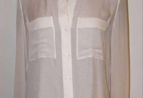 Две рубашки шёлк и топ Massimo dutti р.L-М оригина