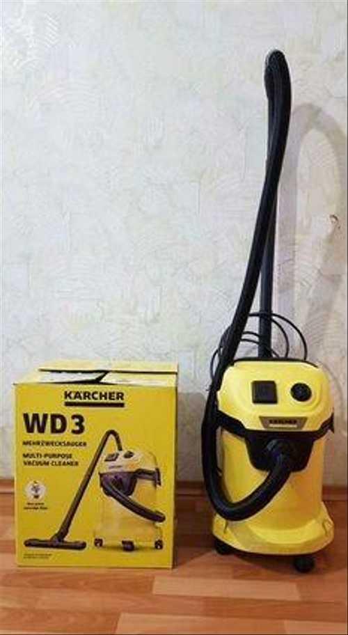 Очень крутой пылесос karcher wd 3 Premium