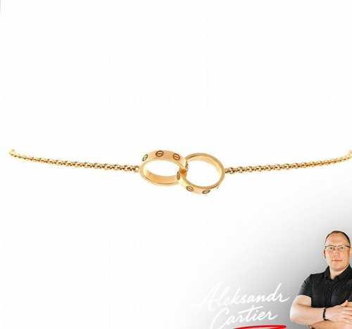 Браслет Cartier Love желтое золото 0.0016 мм