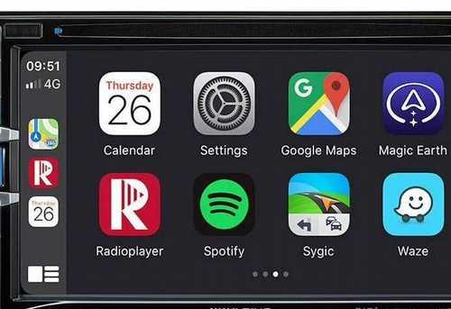 Цифровой медиа-ресивер с Apple CarPlay и Android A