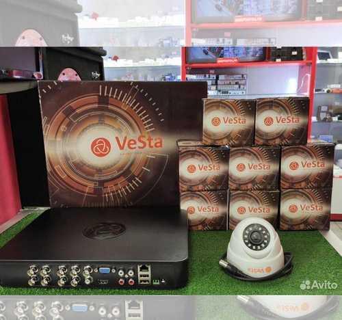Видеонаблюдение Vesta комплект 8камер