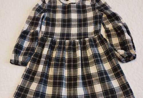 Платье в клетку для девочки 4-5 лет. размер 110