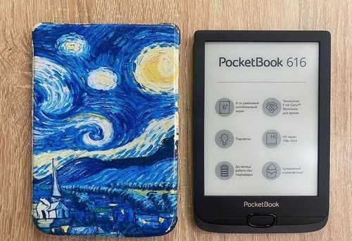 Pocketbook 616 + чехол