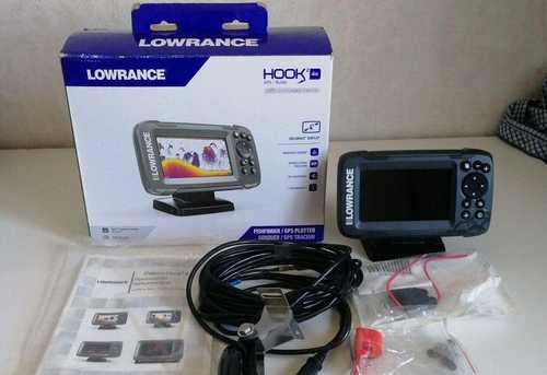 Эхолот lowrance hook 2 4x gps bullet