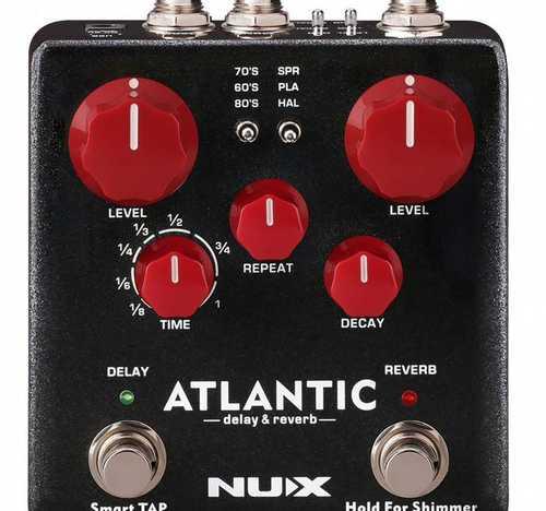 Педаль эффектов Nux NDR-5 Atlantic Delay & Reverb