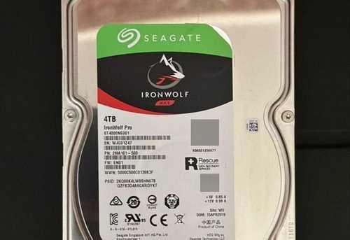 Внешний жёсткий диск Seagate 4Tb ironwolf pro