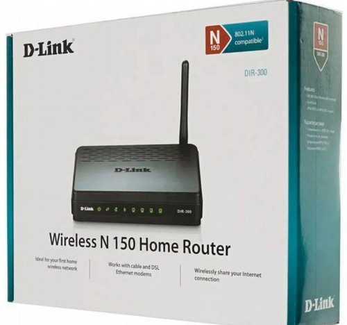 Wifi роутер D-link wirelles N 150