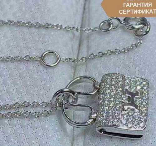 Hermes подвеска Kelly Hermes Bag 0.29ct