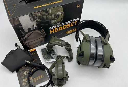 6TH GEN tactical headset Тактическая гарнитура