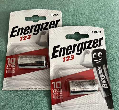 Батарейка energizer 123