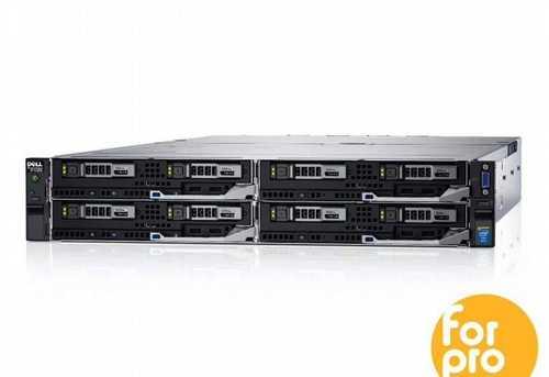 Сервер dell FX2S 4xFC630 8xE5-2670v3 320GB, H730