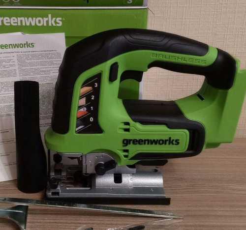 Новый Лобзик Greenworks GD24JS