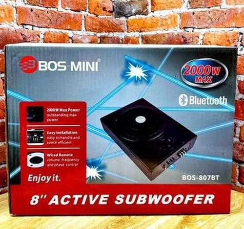 Активный сабвуфер BOS-mini Bos-807Bt 2000W