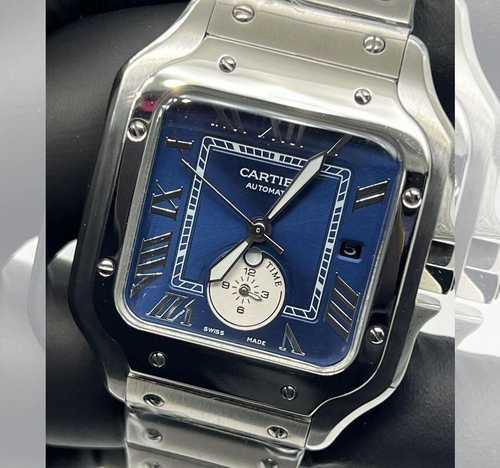 Часы Cartier Santos de Cartier 40mm Dual Time