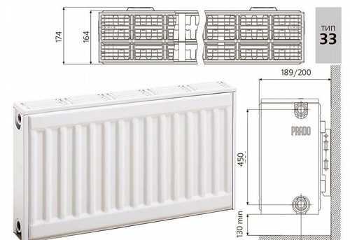 Стальной панельный радиатор prado Classic 33-500
