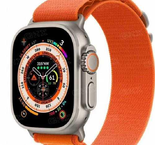 Apple watch Ultra 49mm Alpine Loop Orange M