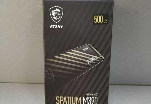 SSD 500Gb M.2 2280 MSI Spatium M390
