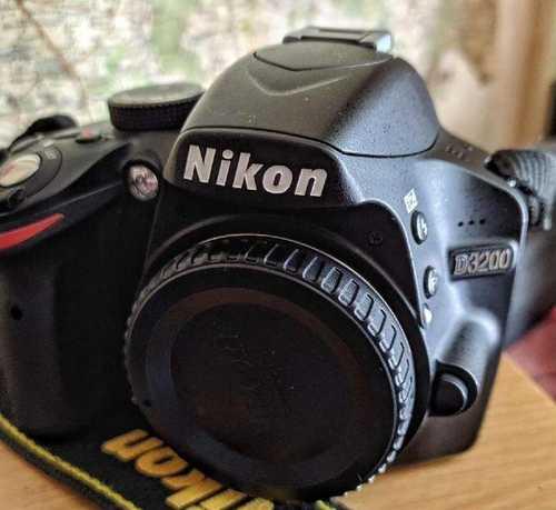 Фотоаппарат nikon d3200 body зеркальный цифровой