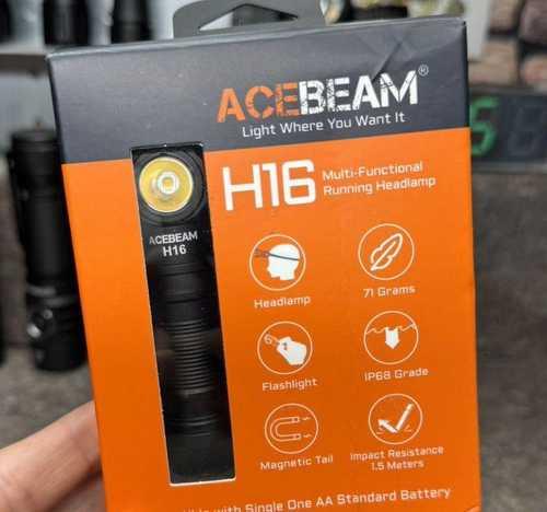 Налобный фонарь Acebeam h16