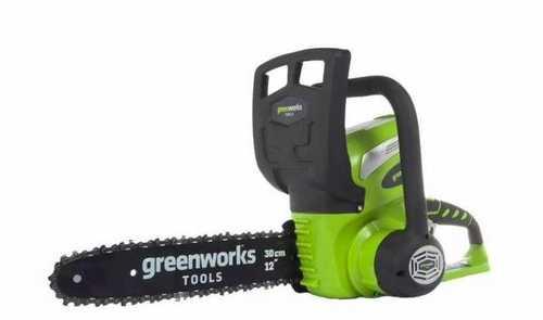 Аккумуляторная пила цепная Greenworks G40CS30