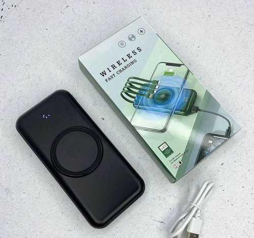 Powerbank 20000 mAh с беспроводной зарядкой