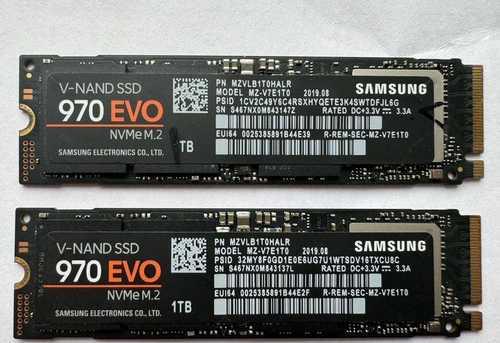 SSD m2 Nvme Samsung 970Evo plus 1tb